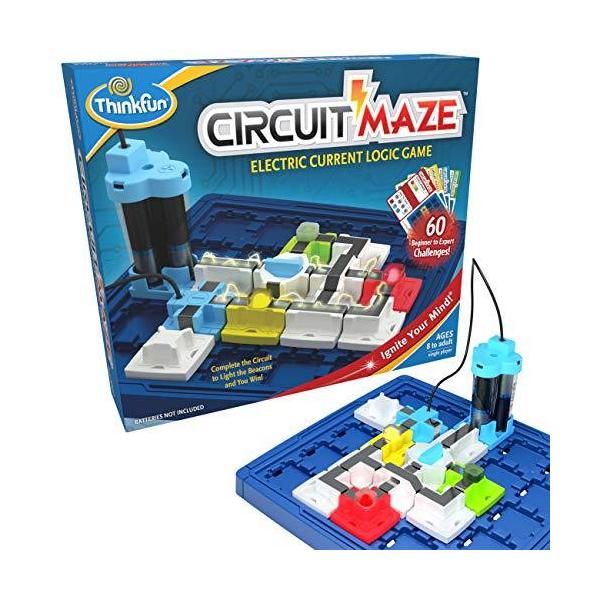 ボードゲーム 英語 アメリカ 海外ゲーム 44001008 ThinkFun Circuit Maze Game - Brain-Boosting STEM Toy | Teaches Circuitry through Engaging ...