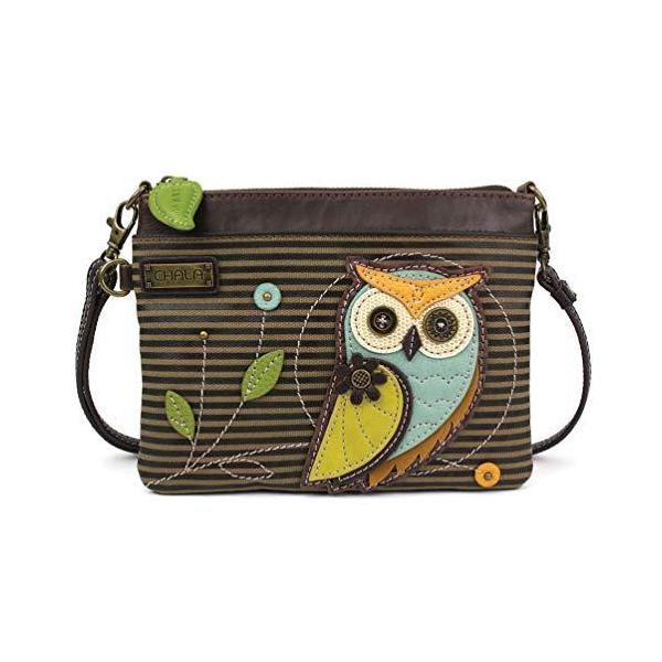 chala バッグ パッチ カバン かわいい チャラ ブランド ショルダーバッグ ボディバッグ 綺麗 レディース ウィメンズ Z-C04-E-1950-2822-3969-MinOwl-826OLA7S CHALA Mini Crossbo...