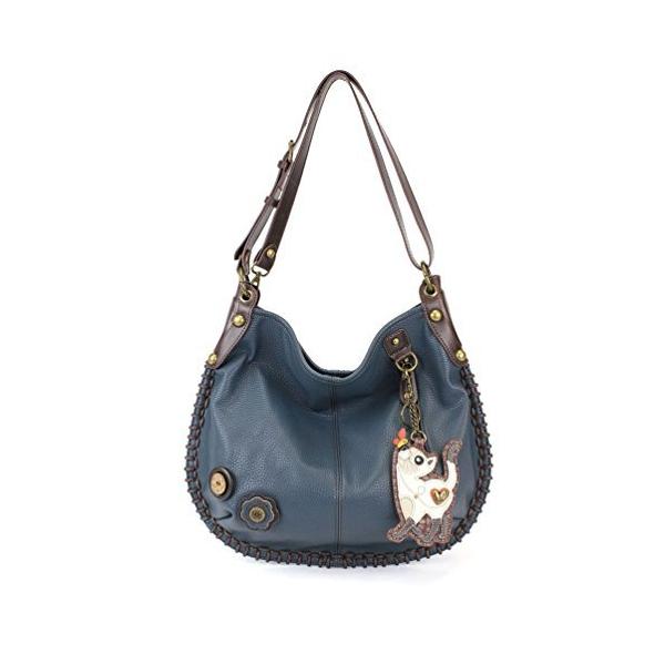 chala バッグ パッチ カバン かわいい チャラ ブランド ショルダーバッグ ボディバッグ 綺麗 レディース ウィメンズ na CHALA Charming Hobo Crossbody Slim Cat - Navy海外限定品を迅速輸...