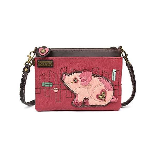 chala バッグ パッチ カバン かわいい チャラ ブランド ショルダーバッグ ボディバッグ 綺麗 レディース ウィメンズ Z-C04-E-1950-2822-3969-MinPig-826PI8 CHALA Mini Crossbody...