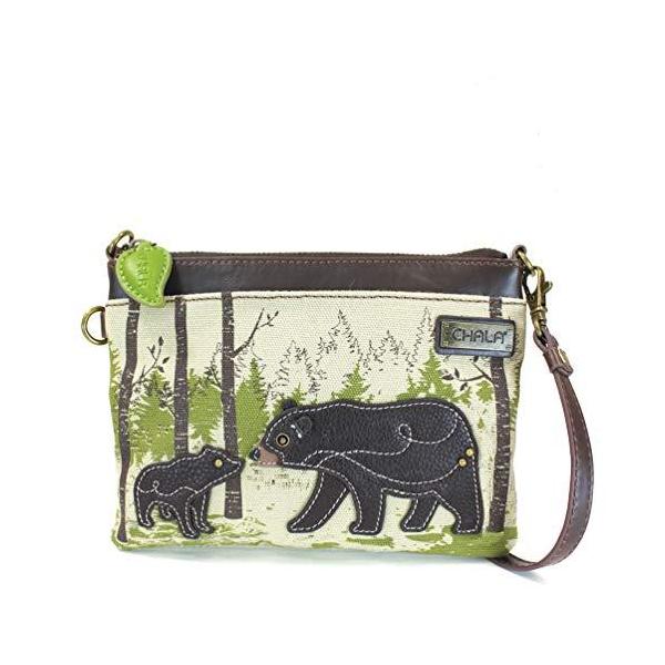 chala バッグ パッチ カバン かわいい チャラ ブランド ショルダーバッグ ボディバッグ 綺麗 レディース ウィメンズ 827CT3 Chala Safari Animal Canvas Crossbody Cell Phone Pu...