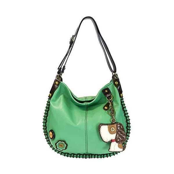chala バッグ パッチ カバン かわいい チャラ ブランド ショルダーバッグ ボディバッグ 綺麗 レディース ウィメンズ  Chala Handbag Charming Hobo Large Tote Bag TOFFY DOG Tea...