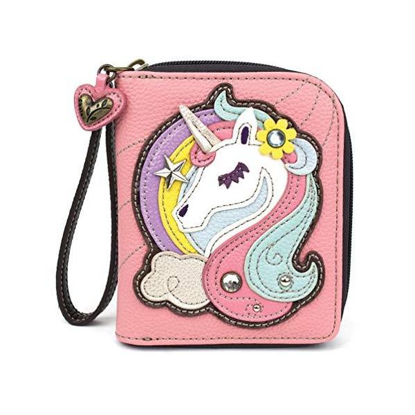 chala 財布 パッチ ウォレット チャラ ブランド かわいい 綺麗 レディース ウィメンズ  Charming Chala Wallet Credit Cards Coins Wristlet (Pink Unicorn)海外限定品を迅...