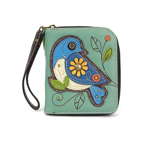 chala 財布 パッチ ウォレット チャラ ブランド かわいい 綺麗 レディース ウィメンズ 839BU4 CHALA Zip Around Wallet, Wristlet, 8 Credit Card Slots, Sturdy Pu...