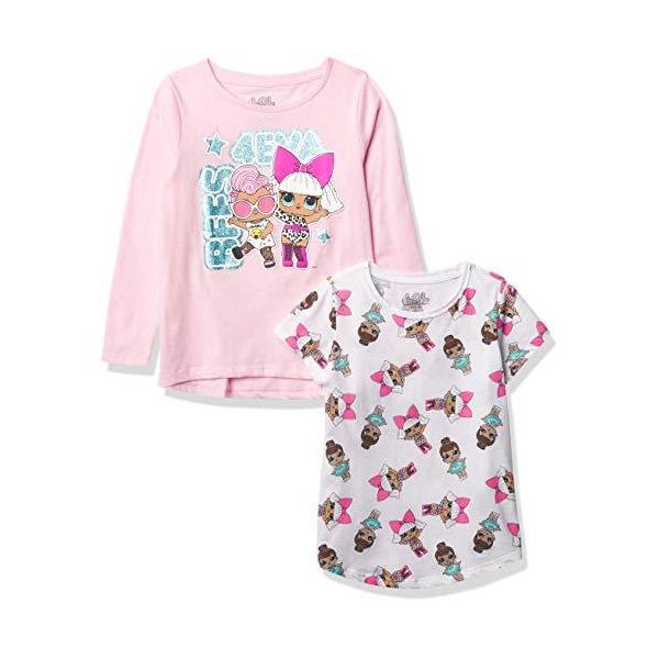 Tシャツ キャラクター ファッション トップス 海外モデル L500GS-9S30-ASST-XL-14/16 L.O.L. Surprise! girls L.o.l. Surprise! 2-piece Short Sleeve Tee...
