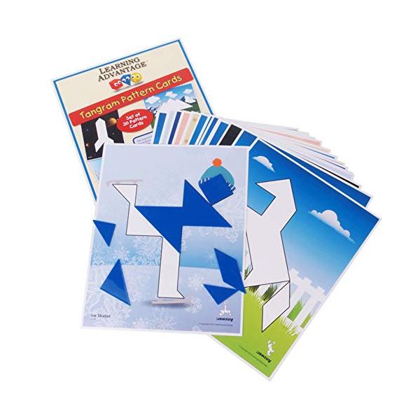 知育玩具 ラーニングアドバンテージ パズル ブロック 8844 Learning Advantage 8844 Tangrams and Pattern Cards海外限定品を迅速輸入！5〜15営業日にて発送します。型番：8844海外サイズ...