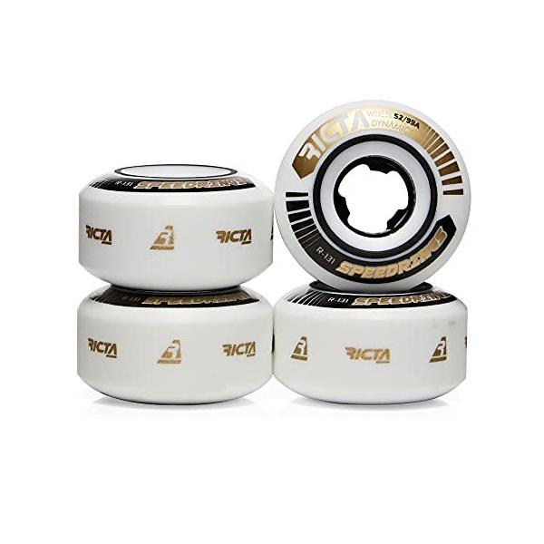 ウィール タイヤ スケボー スケートボード 海外モデル 直輸入 RIC-SKW-5181 Ricta Speedrings Slim Skateboard Wheels 99a White 52mm海外限定品を迅速輸入！5〜15営業日にて発...