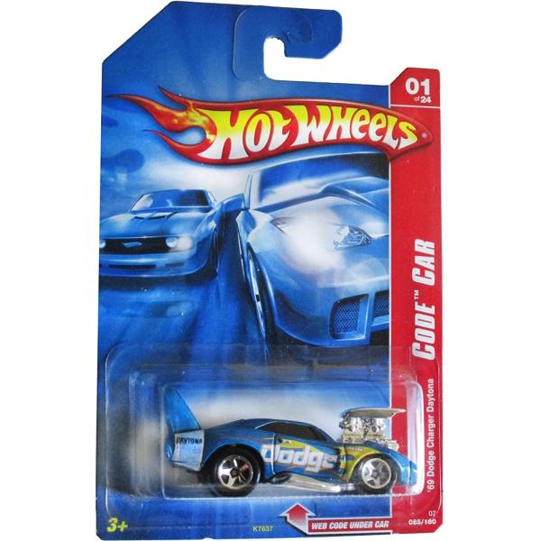 ホットウィール Hot Wheels ’69ダッジ・チャージャー デイトナ コードカー 01/24 085/180 メタリックブルー Dodge Charger ビークル ミニカーホットウィール マテル ミニカー ホットウイール  Hot ...