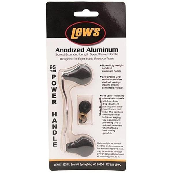 リール Lew's Fishing Lews Fishing 釣り道具 フィッシング AH95B Lew's (AH95B) Custom Handle Kit Aluminum Handle with Rubber Paddle Knob...