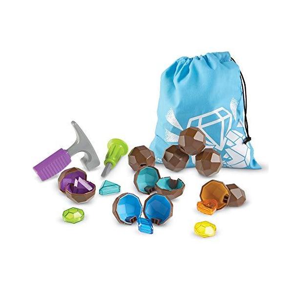 知育玩具 パズル ブロック ラーニングリソース LER2875 Learning Resources Rock 'n Gem Surprise - 19 Pieces, Ages 3+ Toddler Learning Toys, Sort...