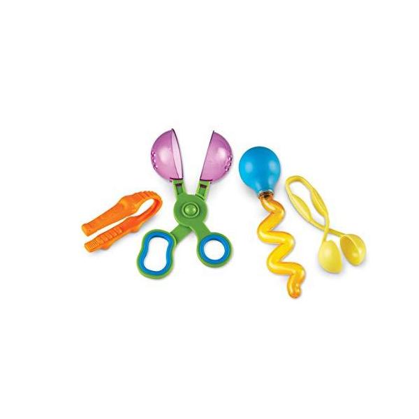 知育玩具 パズル ブロック ラーニングリソース LER5558 Learning Resources Helping Hands Fine Motor Tool Set Toy - Sensory Bin Sand Toys, Montes...