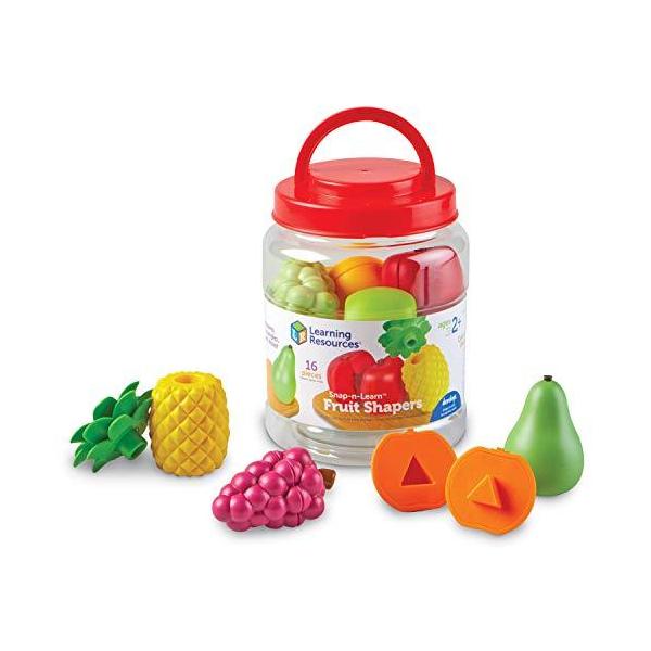 知育玩具 パズル ブロック ラーニングリソース LER6715 Learning Resources Snap-n-learn Fruit Shapers,Fine Motor Toy for Toddlers, Ages 2+海外限定品を...