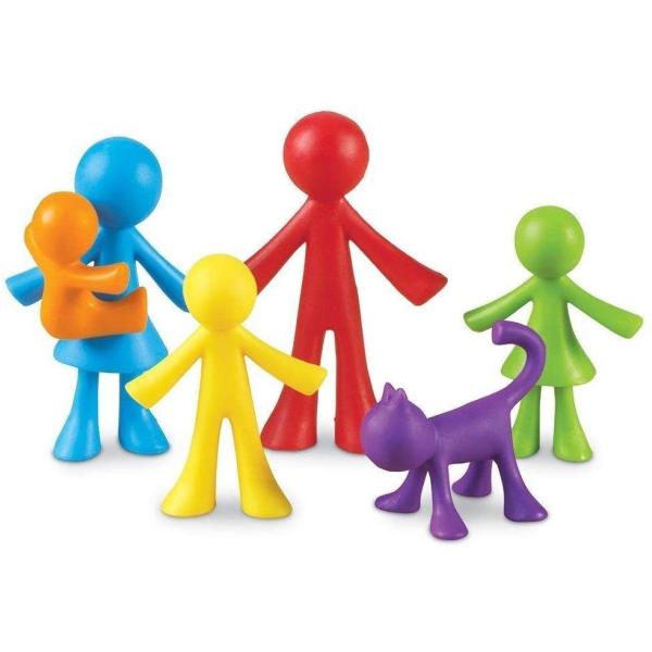 知育玩具 パズル ブロック ラーニングリソース LER3372 Learning Resources All About Me Family Counters - Toddler Sensory Toys, Preschool Activi...