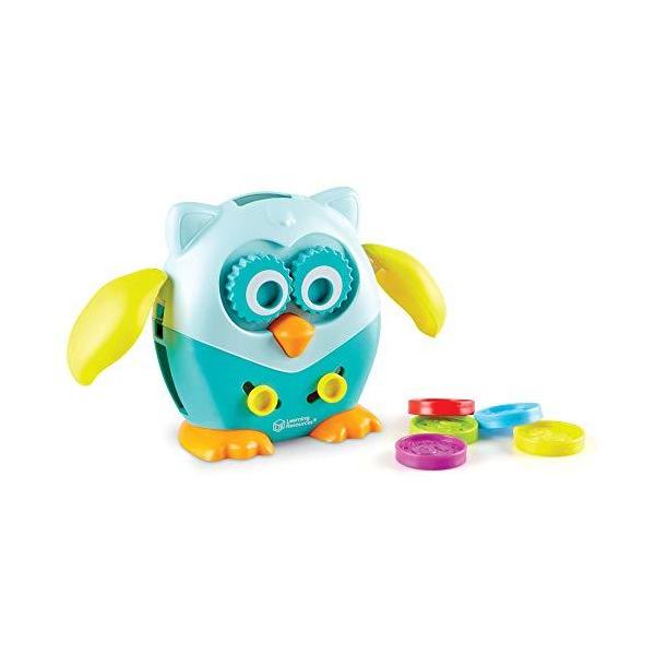 知育玩具 パズル ブロック ラーニングリソース LER9045 Learning Resources Hoot The Fine Motor Owl - 6 Pieces, Ages 18+ Months, Toddler Toys, Fi...