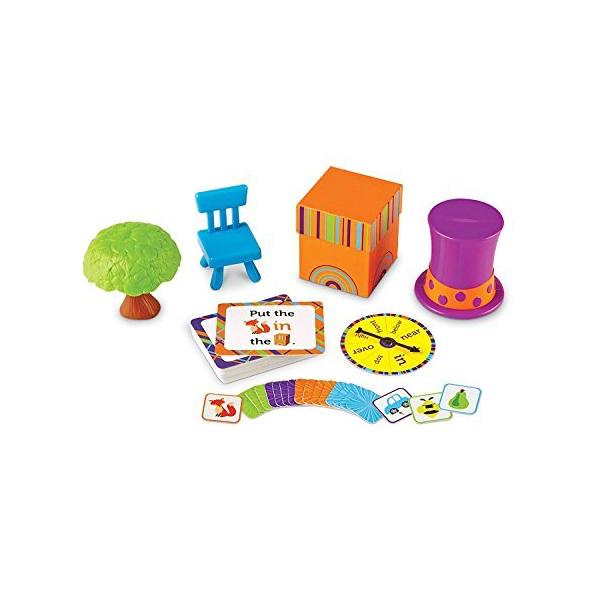 知育玩具 パズル ブロック ラーニングリソース LER3201 Learning Resources Fox in The Box Position Word Activity Set - Kids Board Spelling Educa...