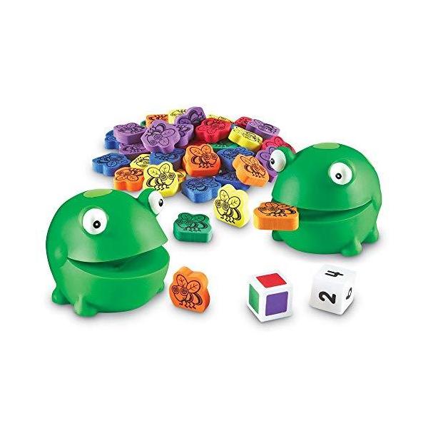知育玩具 パズル ブロック ラーニングリソース LER5072 Learning Resources Froggy Feeding Fun Game, Set of 64海外限定品を迅速輸入！5〜15営業日にて発送します。型番：LER507...
