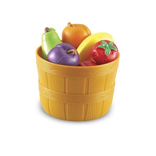 知育玩具 パズル ブロック ラーニングリソース LER9720 Learning Resources New Sprouts Bushel of Fruit, Pretend Play Food, Kitchen Toys, 10 Piec...