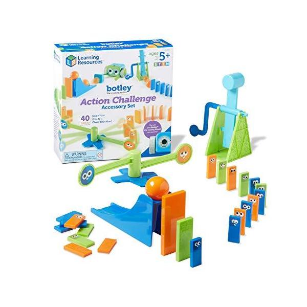 知育玩具 パズル ブロック ラーニングリソース LER2937 Learning Resources Botley the Coding Robot Action Challenge Accessory Set, 40 Pieces, Ag...