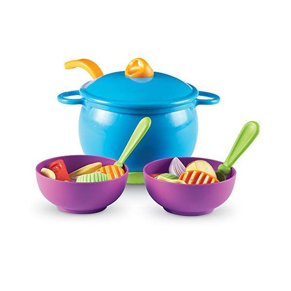 知育玩具 パズル ブロック ラーニングリソース LER9273 Learning Resources New Sprouts Soup's On! 23 Pieces, Ages 2+ Toddler Learning Toys, Pret...