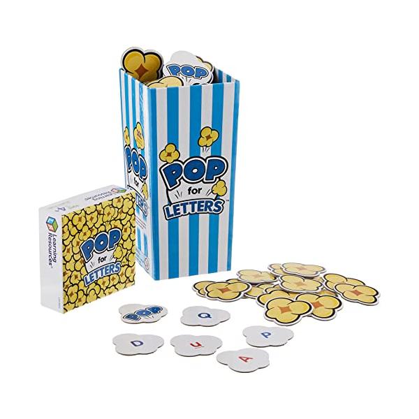 知育玩具 パズル ブロック ラーニングリソース LER8431 Learning Resources Pop for Letters, Early Phonics Game, Alphabet Recognition, ABCs, 8 Po...