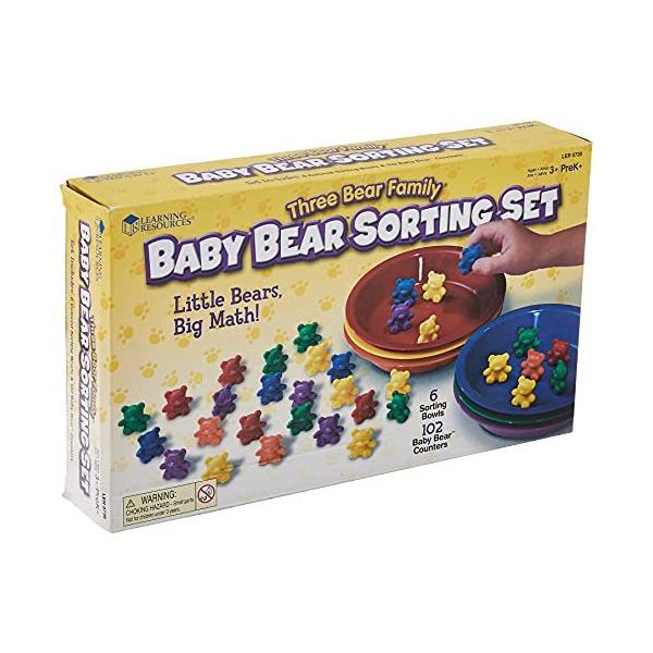 知育玩具 パズル ブロック ラーニングリソース LER0739 Learning Resources Baby Bear Sorting Set海外限定品を迅速輸入！5〜15営業日にて発送します。型番：LER0739海外サイズ：2 1/8&...