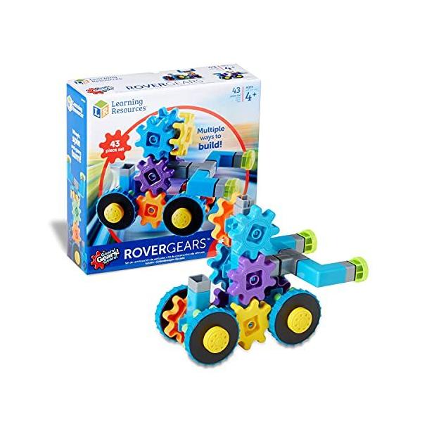 知育玩具 パズル ブロック ラーニングリソース LER9232 Learning Resources Gears! Gears! Gears! Rover Gears, Building Set, STEM Activities, Fine...