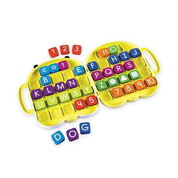 知育玩具 パズル ブロック ラーニングリソース LER3787 Learning Resources AlphaBee Alphabet, Homeschool, ABCs, Numbers, Shape &amp; Word Recogn...
