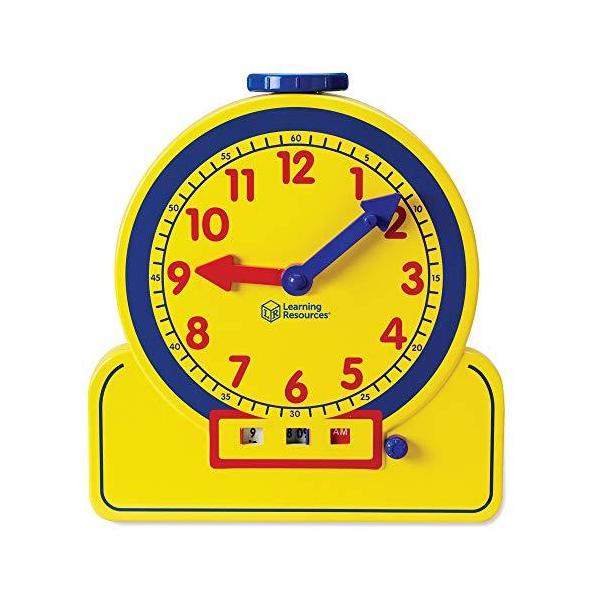 知育玩具 パズル ブロック ラーニングリソース LER2996 Learning Resources Primary Time Teacher 12-Hour Learning Clock - Ages 4+海外限定品を迅速輸入！5〜15営...