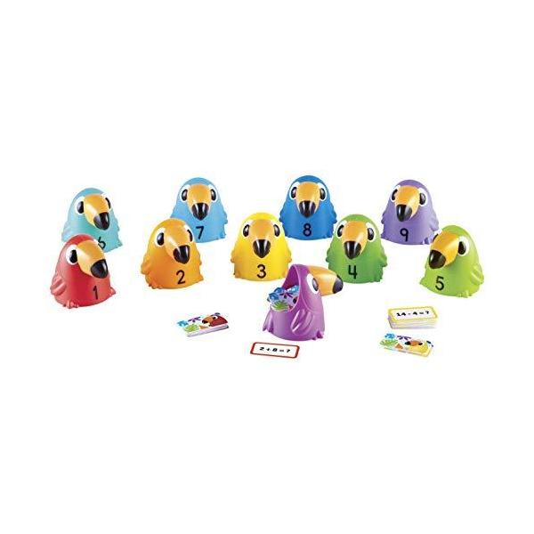 知育玩具 パズル ブロック ラーニングリソース LER5458 Learning Resources Toucans to 10 Sorting Set, Counting &amp; Sorting, Early Math Skills ...