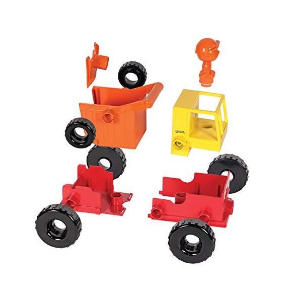 知育玩具 パズル ブロック ラーニングリソース LER2868 Learning Resources 1-2-3 Build It Construction Crew Toy - Fine Motor and Critical Skills...