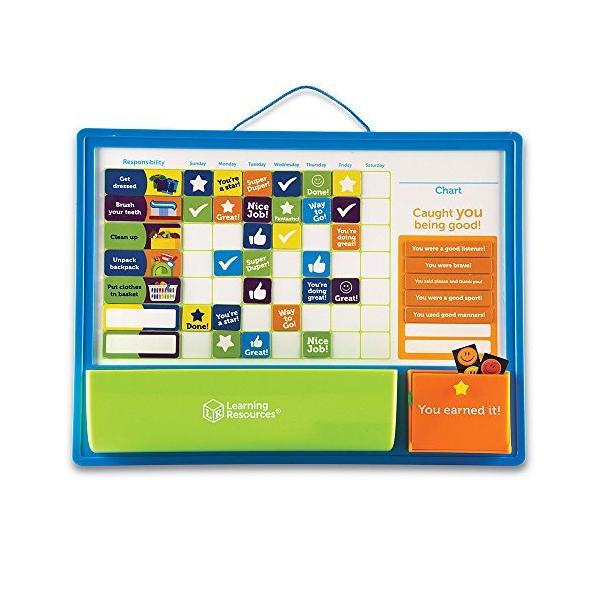 知育玩具 パズル ブロック ラーニングリソース LER9580 Learning Resources Good Job Reward Chart - 91 Piece Set, Custom Magnetic Chore and Respo...