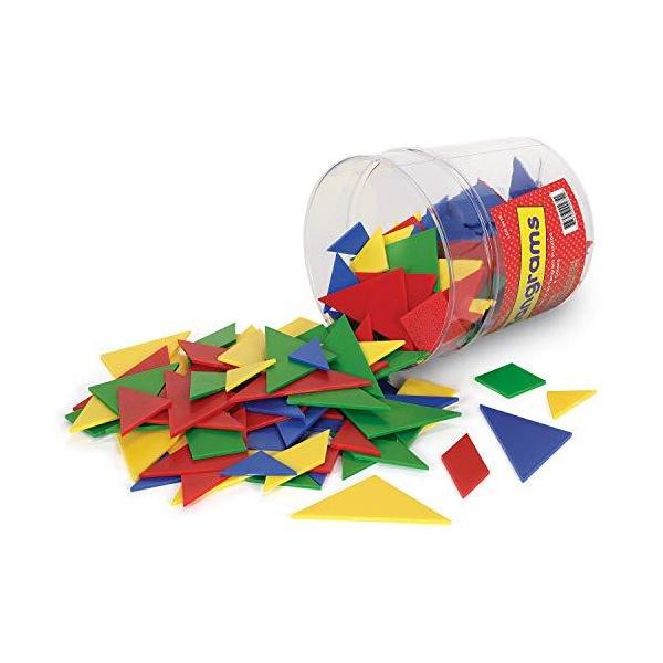 知育玩具 パズル ブロック ラーニングリソース LER0416 Learning Resources Classpack Tangrams, Math Manipulative, Geometric Shapes, Puzzle, 4 Co...