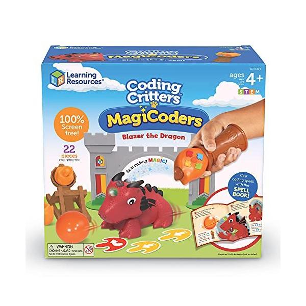 知育玩具 パズル ブロック ラーニングリソース LER3104 Learning Resources Coding Critters MagiCoders: Blazer the Dragon - Robotics for Kids, ST...