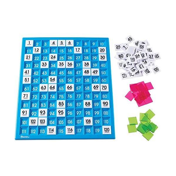 知育玩具 パズル ブロック ラーニングリソース LER1332 Learning Resources 120 Number Board -181 Pieces, Ages 6+ Learning Math Games for Kids, E...