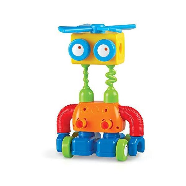 知育玩具 パズル ブロック ラーニングリソース LER2869 Learning Resources 1-2-3 Build It! Robot Factory - Building Toys, Early Engineering and ...