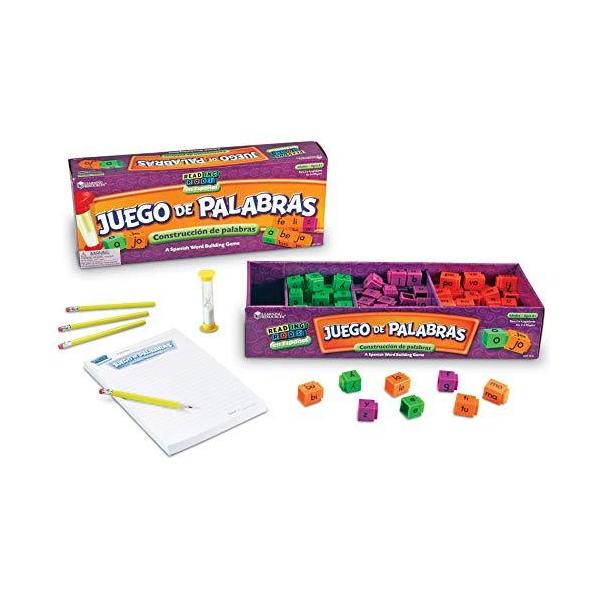 知育玩具 パズル ブロック ラーニングリソース LER7241 Learning Resources Juego de Palabras Spanish Reading Rods Word Game - Spanish Learning B...