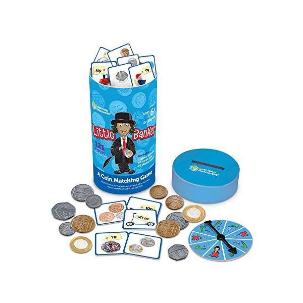 知育玩具 パズル ブロック ラーニングリソース LSP8557-UK Learning Resources Little Banker Coin Matching Game海外限定品を迅速輸入！5〜15営業日にて発送します。型番：LSP85...