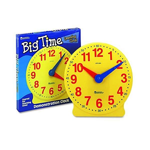 知育玩具 パズル ブロック ラーニングリソース LER2094 Learning Resources Big Time Learning Clock - Teacher Classroom Must Haves, Elementary Sc...