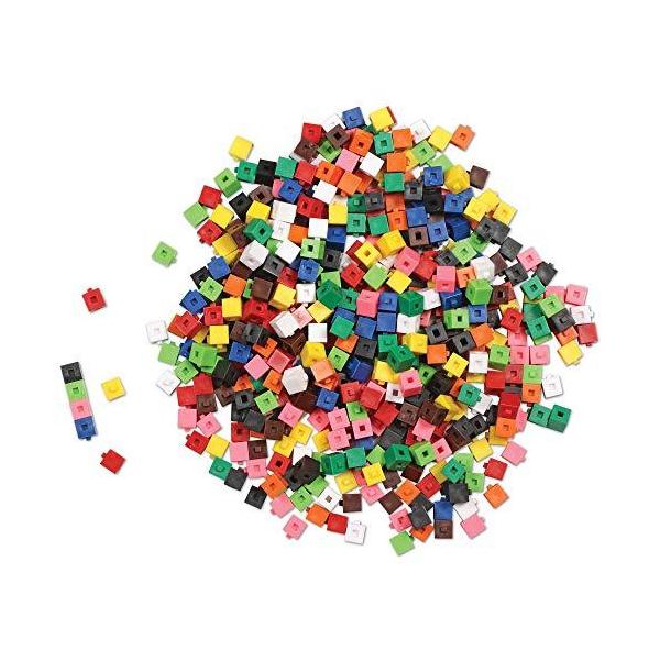 知育玩具 パズル ブロック ラーニングリソース LER0305 Learning Resources Interlocking Gram Unit Cubes - 1,000 Pieces, Ages 6+ Math Classroom T...