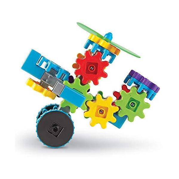 知育玩具 パズル ブロック ラーニングリソース LER9236 Learning Resources Gears! Gears! Gears! Flight Gears - 44 Pieces, Ages 4+, STEM Activiti...