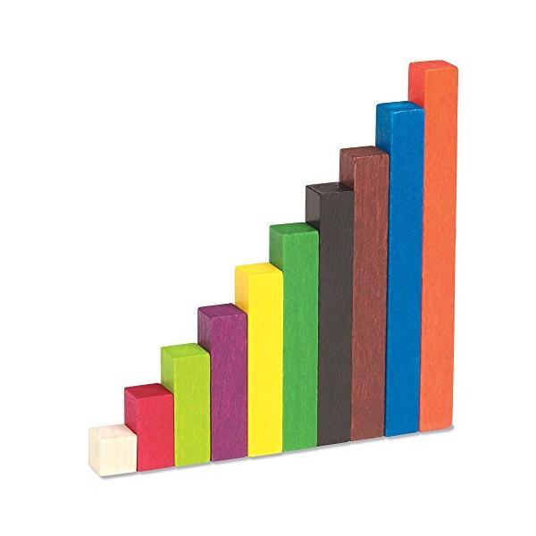 知育玩具 パズル ブロック ラーニングリソース LER7514 Learning Resources Cuisenaire Rods Small Group Classroom Set, Math class, Teacher aids, ...