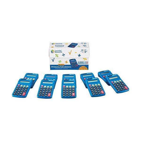 知育玩具 パズル ブロック ラーニングリソース LER0038 Learning Resources Primary Calculator, Set of 10, Ages 3+海外限定品を迅速輸入！5〜15営業日にて発送します。型番：LE...