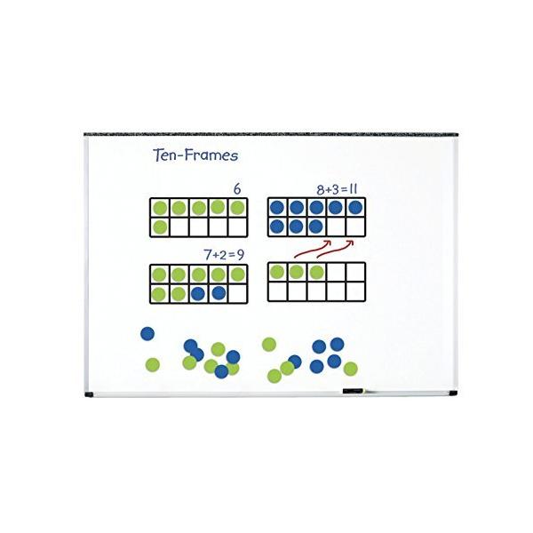 知育玩具 パズル ブロック ラーニングリソース LER6644 Learning Resources Giant Magnetic Ten Frame Set - Math Manipulatives, Teacher Supplies, ...