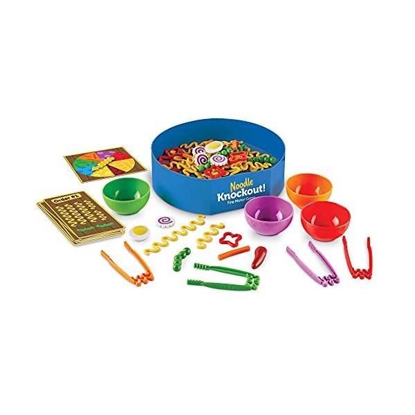 知育玩具 パズル ブロック ラーニングリソース LER5549 Learning Resources Noodle Knockout! Fine Motor Game Math Busy Board Sensory Bin STEM Toy...