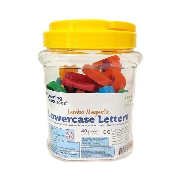 知育玩具 パズル ブロック ラーニングリソース LER0451 Learning Resources Jumbo Magnetic Lowercase Letters, Develops Letter and Color Recogniti...