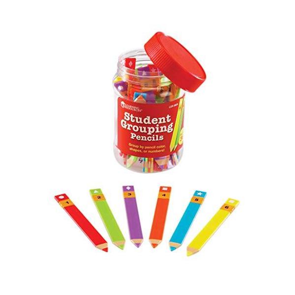 知育玩具 パズル ブロック ラーニングリソース LER0624 Learning Resources Student Grouping Pencils, Classroom Supplies, 6 Fun Colors, Set of 36...