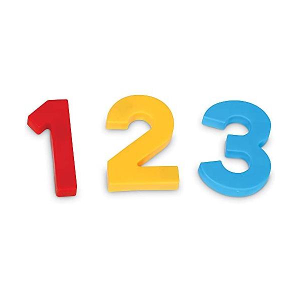 知育玩具 パズル ブロック ラーニングリソース LER0452 Learning Resources Jumbo Magnetic Numbers, Whiteboard Classroom Accessories, Number Reco...