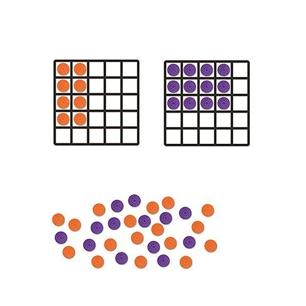 知育玩具 パズル ブロック ラーニングリソース LER6648 Learning Resources Giant Magnetic Array Set - Math Teacher and Classroom Supplies, Homes...