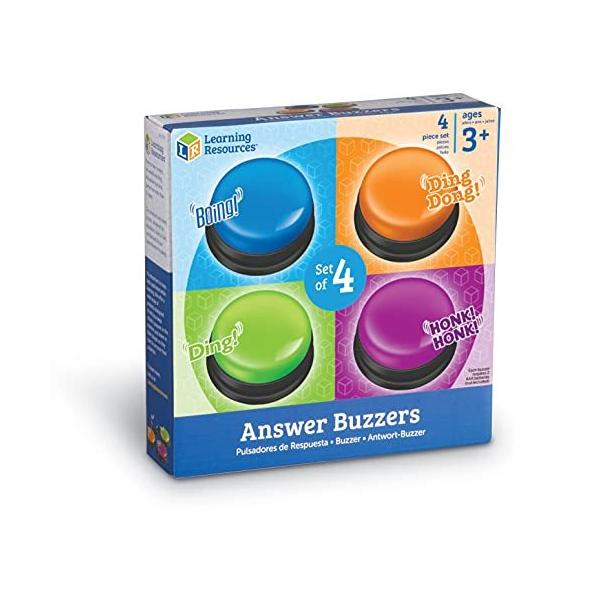 知育玩具 パズル ブロック ラーニングリソース LER3774 Learning Resources Answer Buzzers - Classroom Must Haves Supplies, Kids Toys, Sound Effe...
