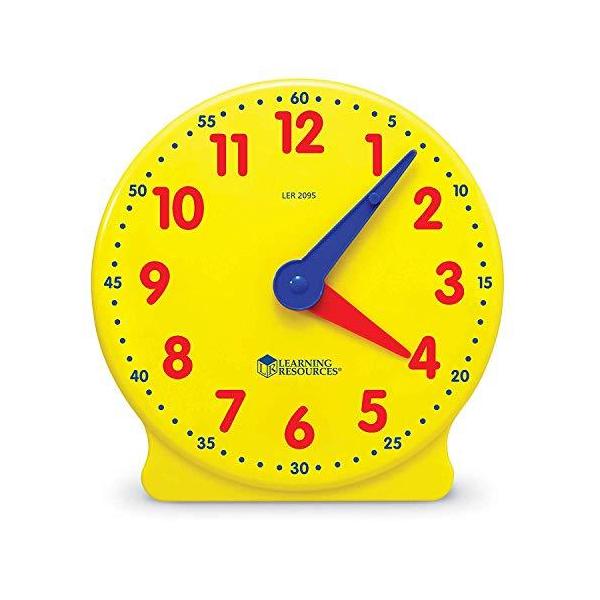 知育玩具 パズル ブロック ラーニングリソース LER2095 Learning Resources Big Time Student Clock, Teaching &amp; Demonstration Clock, Develops ...